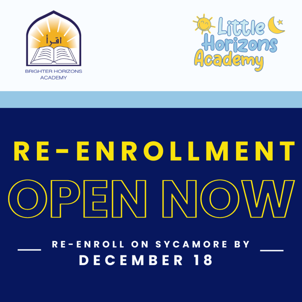 Re-Enrollment - Brighter Horizons Academy